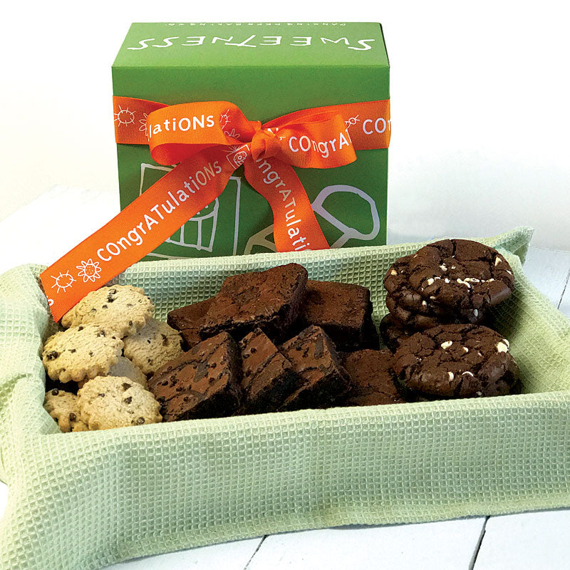 Bolero Bliss Congratulations - Cookie and Brownie Gift Sampler Box (8 ...